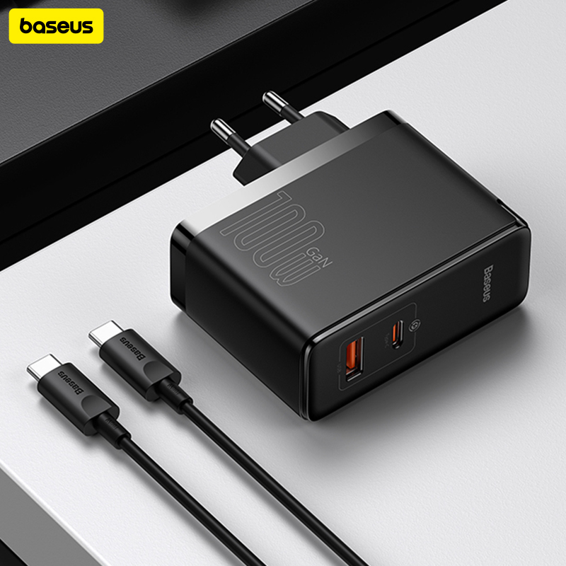 Jual Baseus GaN5 Pro Fast Charger C+U 100W EU | Shopee Indonesia