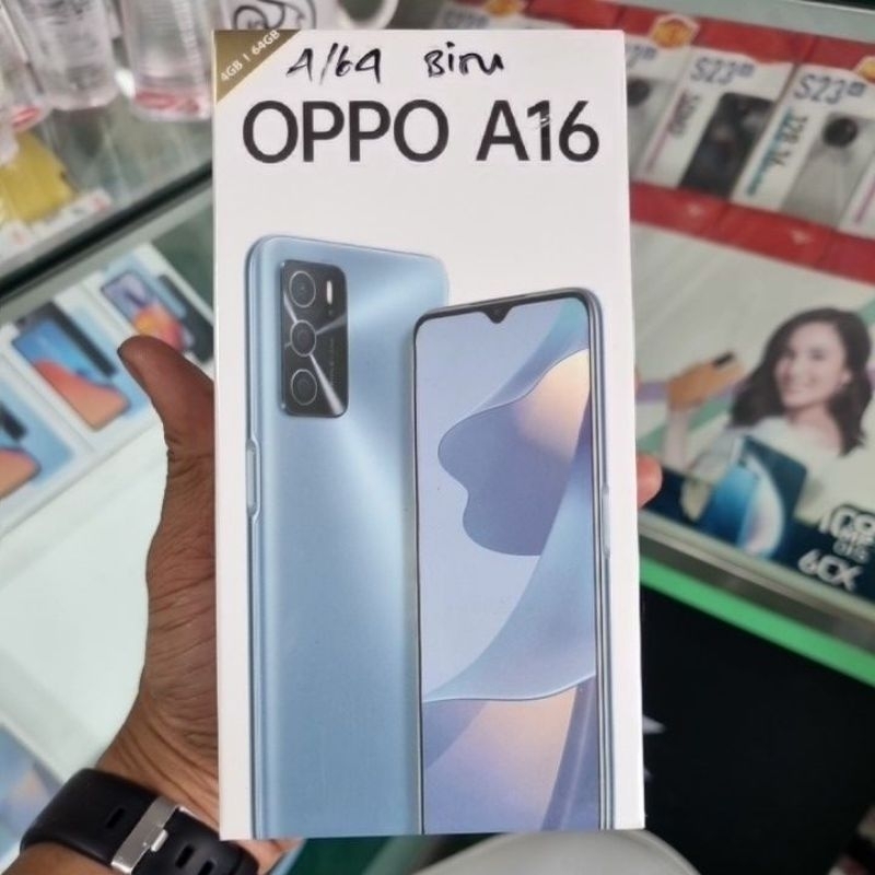 Jual oppo a16 4/64 garansi resmi | Shopee Indonesia