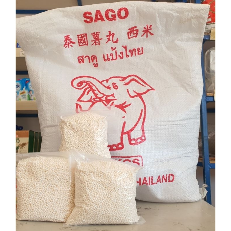 Jual Sagu Mutiara Thailand 250Gr / Sago Thailand 250Gr / Sagu Mutiara ...