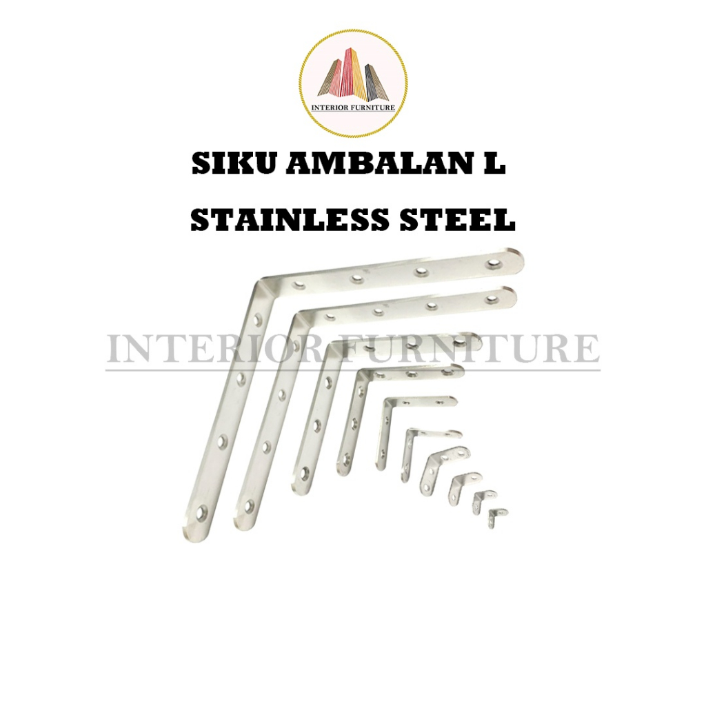 Jual Siku Ambalan L 8 cm & 10 cm / Siku L Lemari Rak Verseng ...