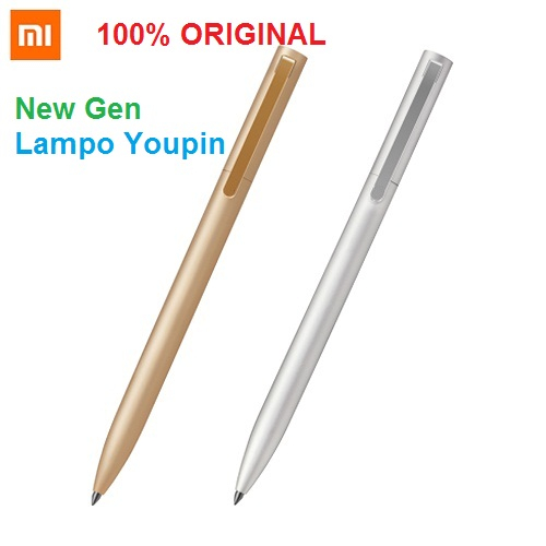 Jual Lampo Mi Aluminum Rollerball Pen New Version Metal Signature Pen ...