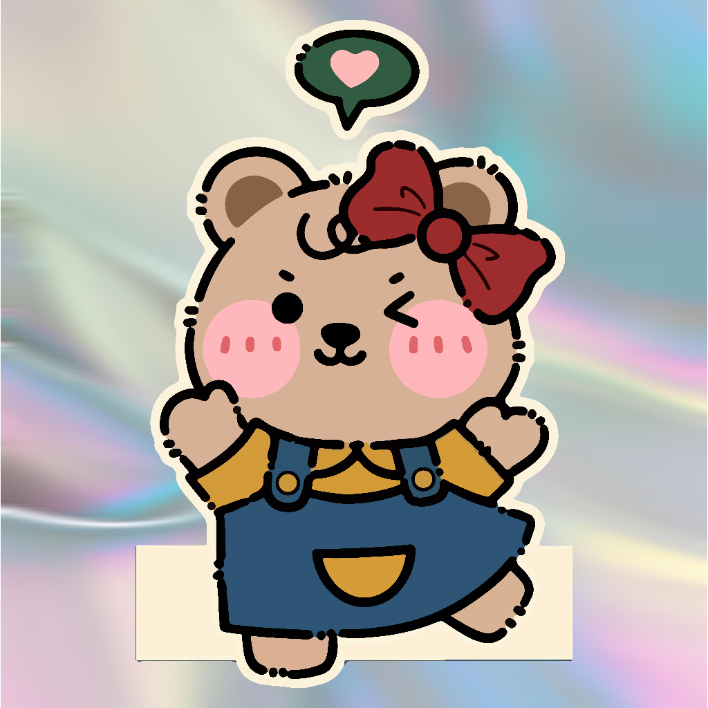 Jual SABLON STICKER DTF UKURAN A5 TEMA CUTE CARTOON | Shopee Indonesia