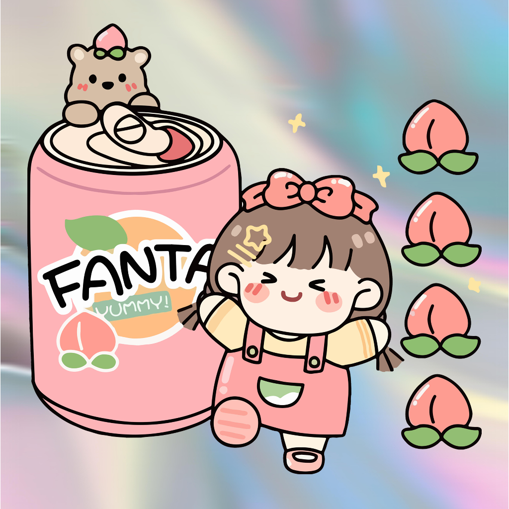 Jual SABLON STICKER DTF UKURAN A5 TEMA CUTE CARTOON | Shopee Indonesia