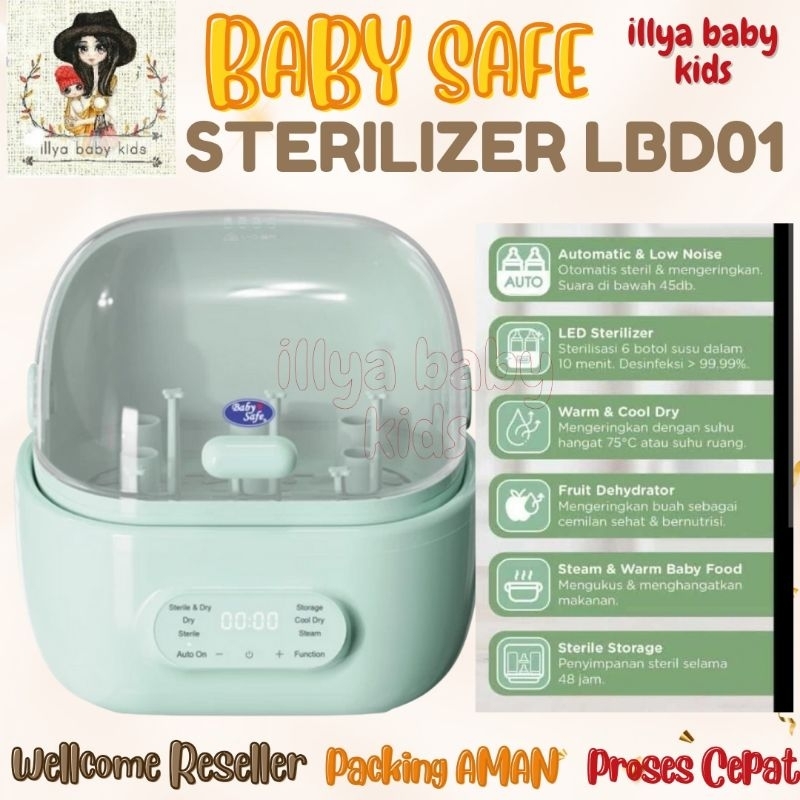 Jual Baby Safe 6 in 1 Sterilize & Dry LBD01 | Shopee Indonesia