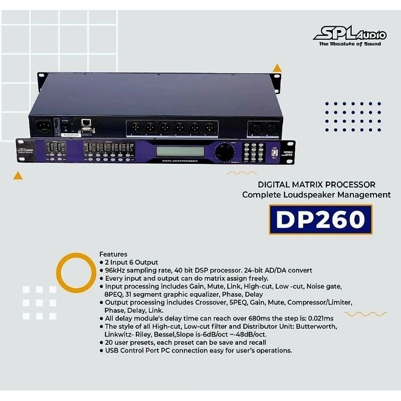 Jual MANAGAMEN DLMS SPL AUDIO DP260 ORIGINAL | Shopee Indonesia