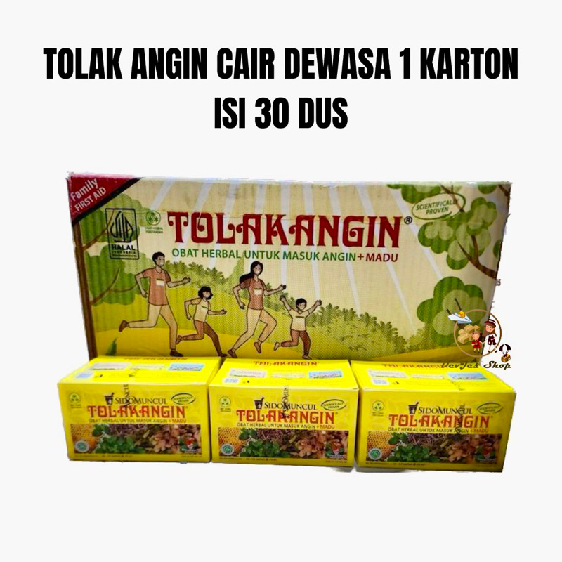 Jual Tolak Angin Dewasa 1 Karton (isi 30 Dus @12 sachet) | Shopee Indonesia