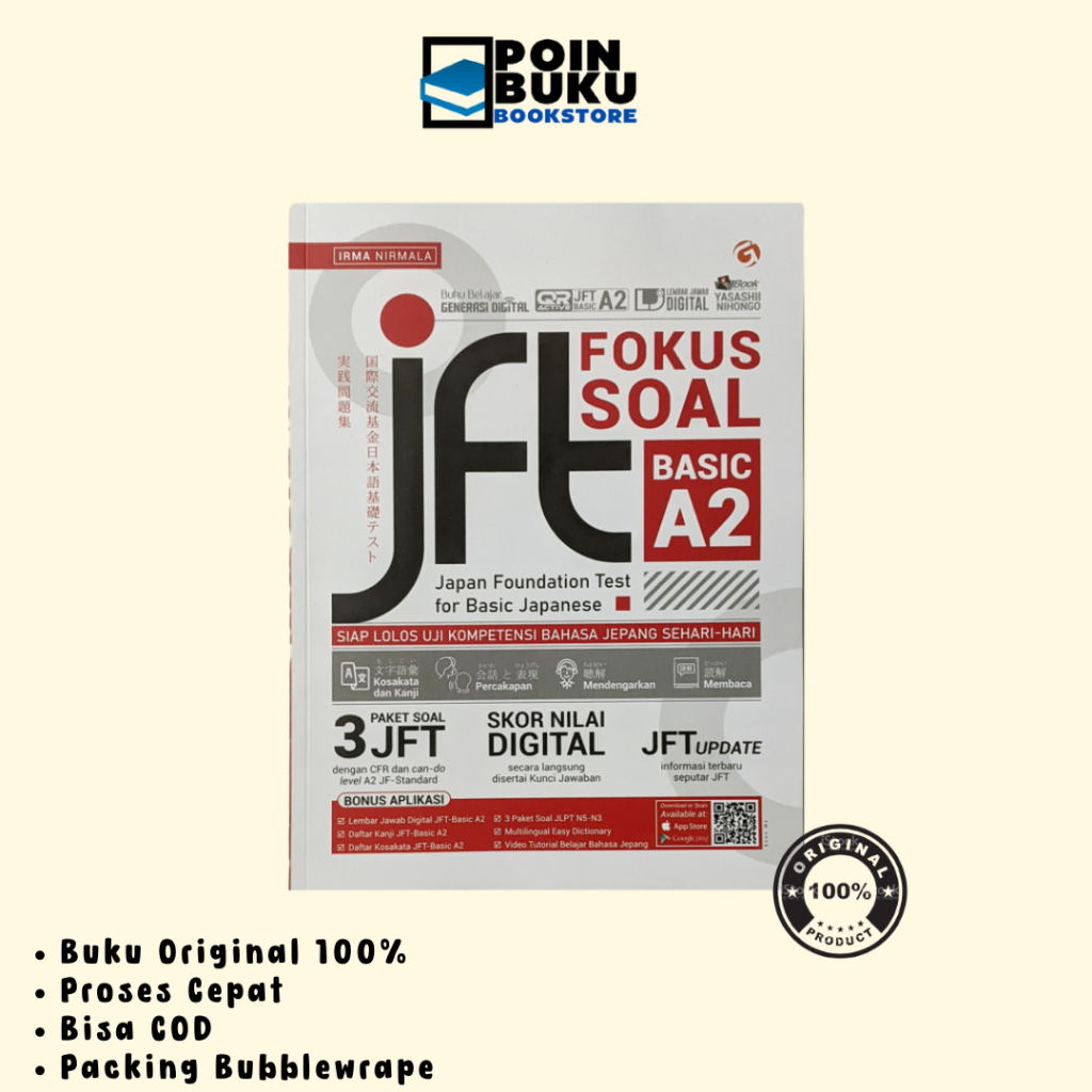 Jual BUKU BAHASA JEPANG - FOKUS SOAL JFT BASIC A2 | Shopee Indonesia