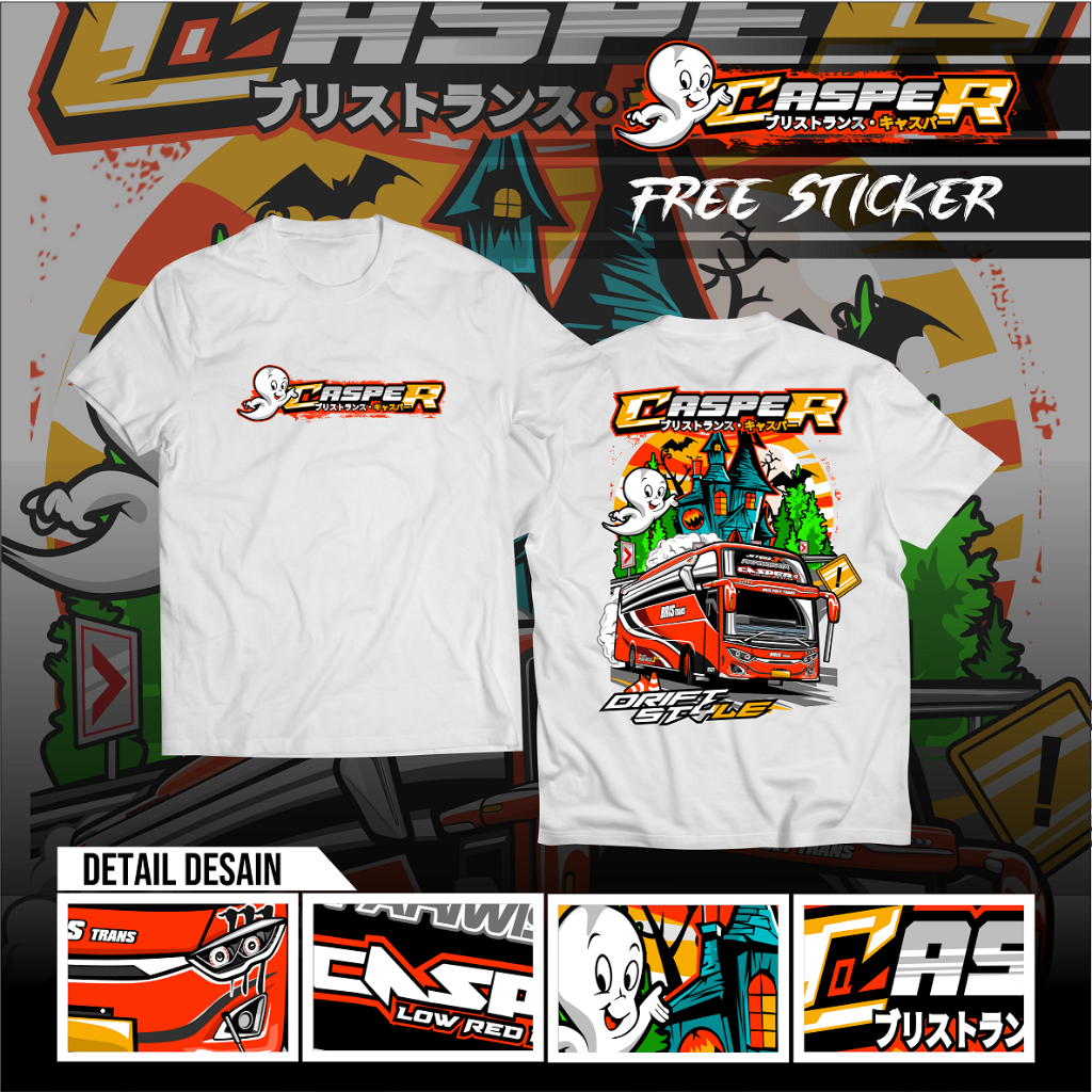 Jual Kaos Baju Bus Bis Mania Bismania Casper Bris Trans Pariwisata ...