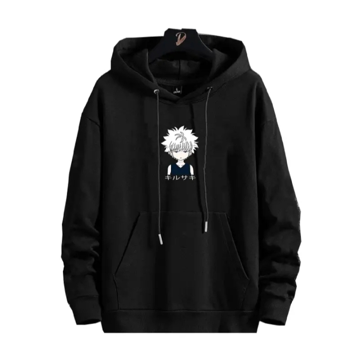 Jual Sweater Jumper Motif Sablon KILLUA BAKA TULISAN JEPANG Bahan ...