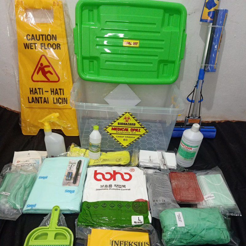 Jual Spill kit Limbah infeksius B3 Spillkit SPILL KIT | Shopee Indonesia