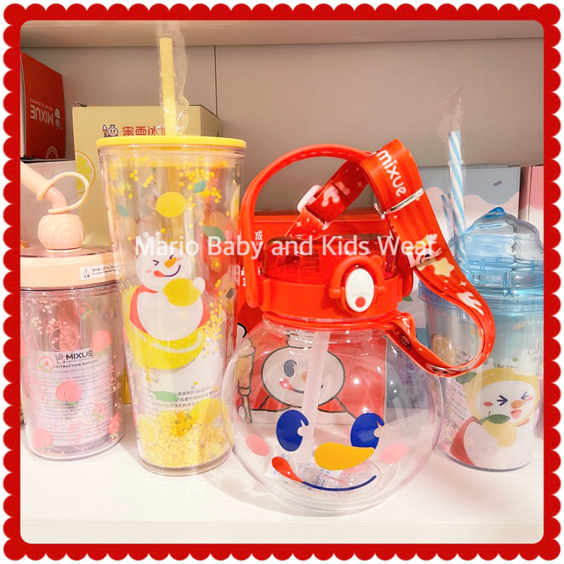 Jual OFFICIAL MERCHANDISE (TERMURAH) COD Tumbler SNOW KING MIXUE Botol ...