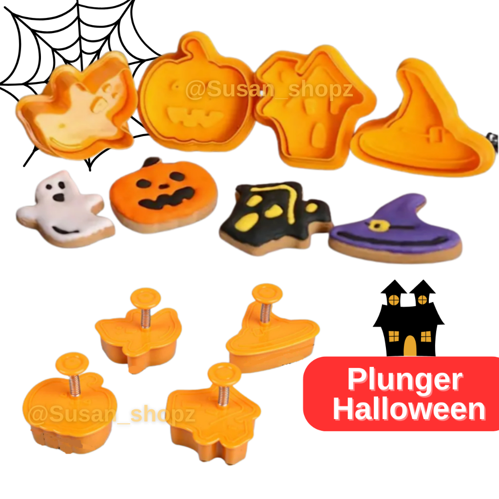 Jual Plunger Cutter Roti Biskuit Tema Halloween | Shopee Indonesia