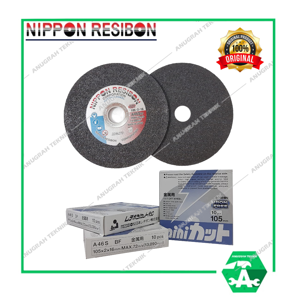 Jual Batu Gerinda Potong 4 Inch NIPPON RESIBON Batu Mata Gerinda NR 4 x ...