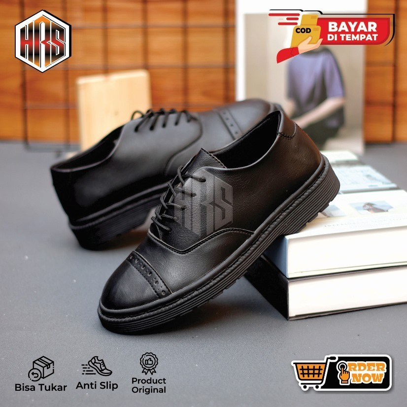 Jual HRS ERLING - Sepatu Dokmart Pria Sepatu Casual Formal Pantofel ...