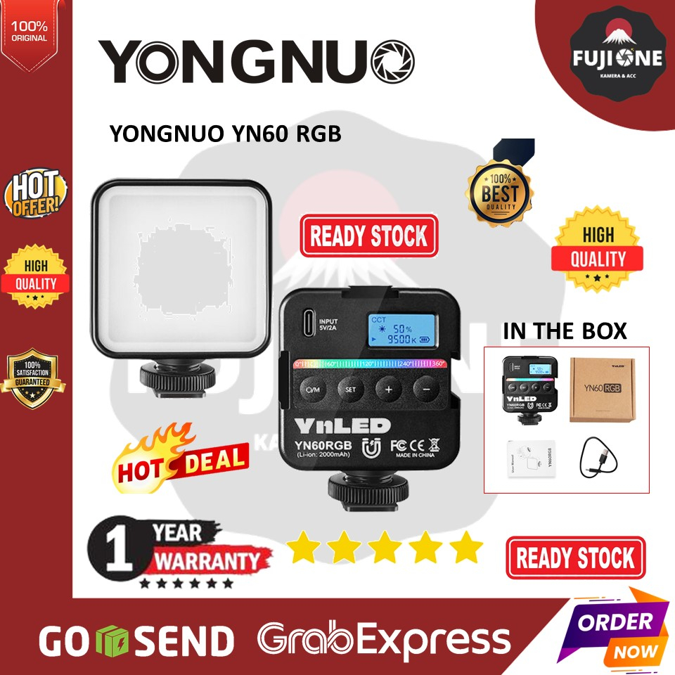 Jual Yongnuo YN60 RGB Video LED Light | Shopee Indonesia