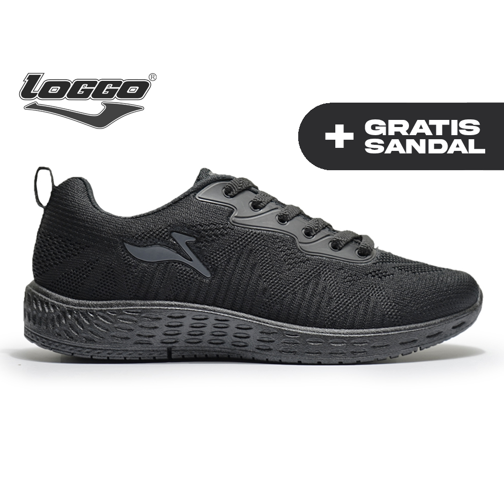 Jual Loggo - Sepatu Dragon Series - Sneakers Rajut Hitam Size 37-43 ...