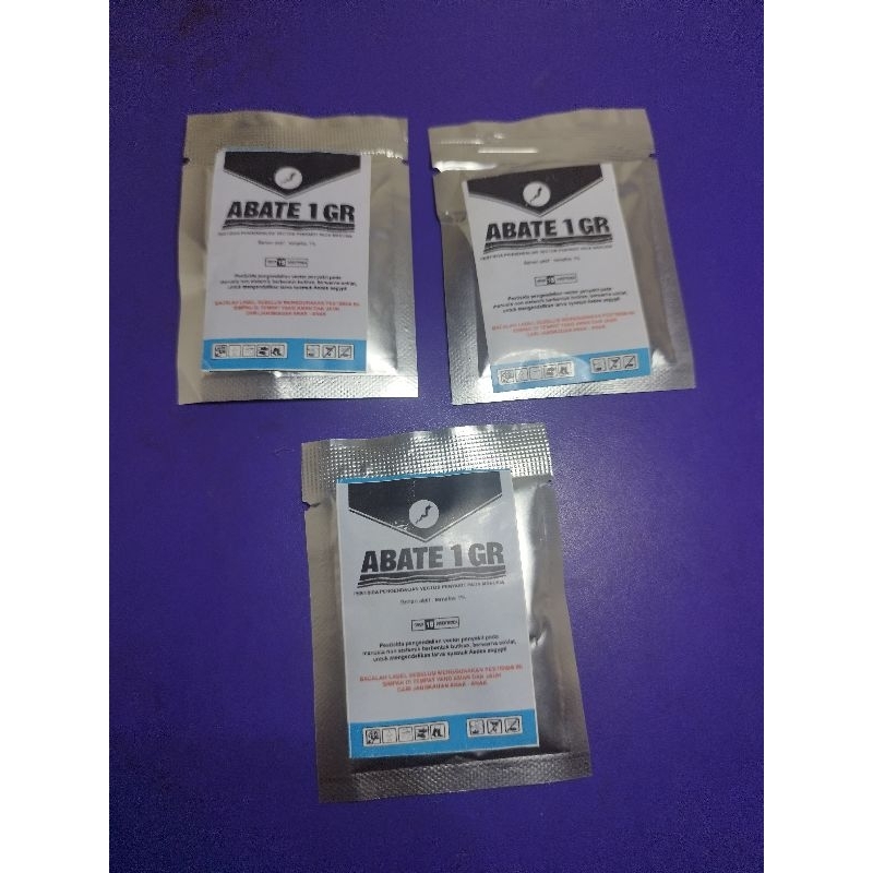 Jual ABATE OBAT PEMBASMI JENTIK NYAMUK/KUTU BULAT AIR KOLAM IKAN 10 ...