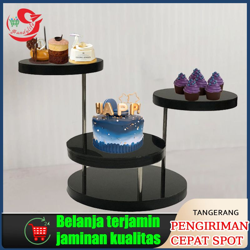 Jual Stand Display Kue / Cupcake / Dessert Bahan Akrilik Untuk Pesta ...