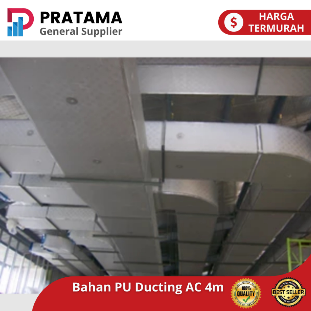 Jual READY STOK PIR Panel DUCT / Bahan PU Ducting / DUCTING AC 4m ...