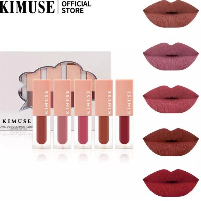 Jual KIMUSE LIQUID MATTE LIPSTICK SET | Shopee Indonesia