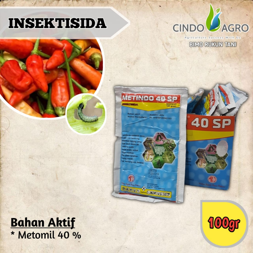 Jual Insektisida METINDO 40 SP - 100gram | Shopee Indonesia