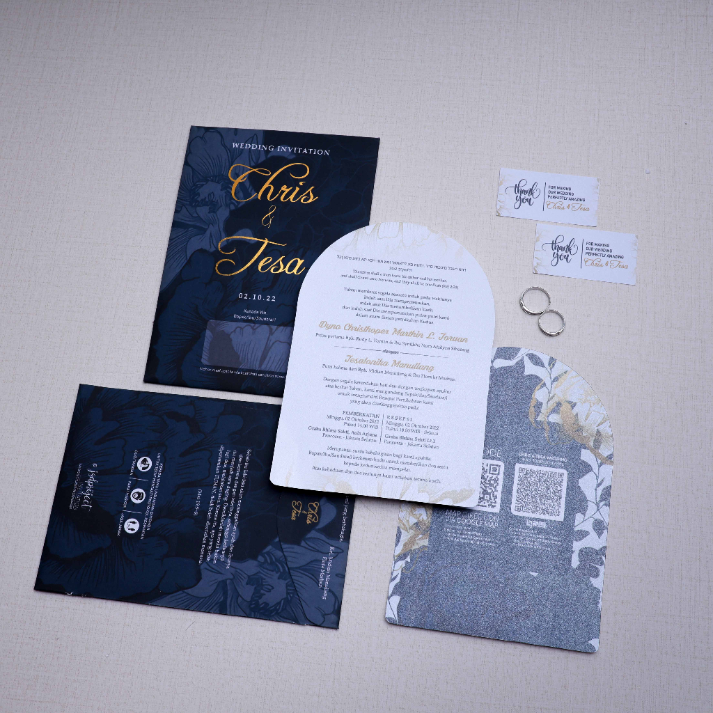 Jual UNDANGAN PERNIKAHAN HARD COVER SINGLE BOARD + AMPLOP CUSTOM DESIGN ...