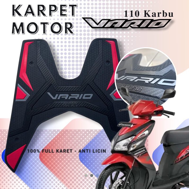 Jual Karpet Vario 110 Karbu thn 2006 sd 2013 - Karpet Motor Vario Karbu ...