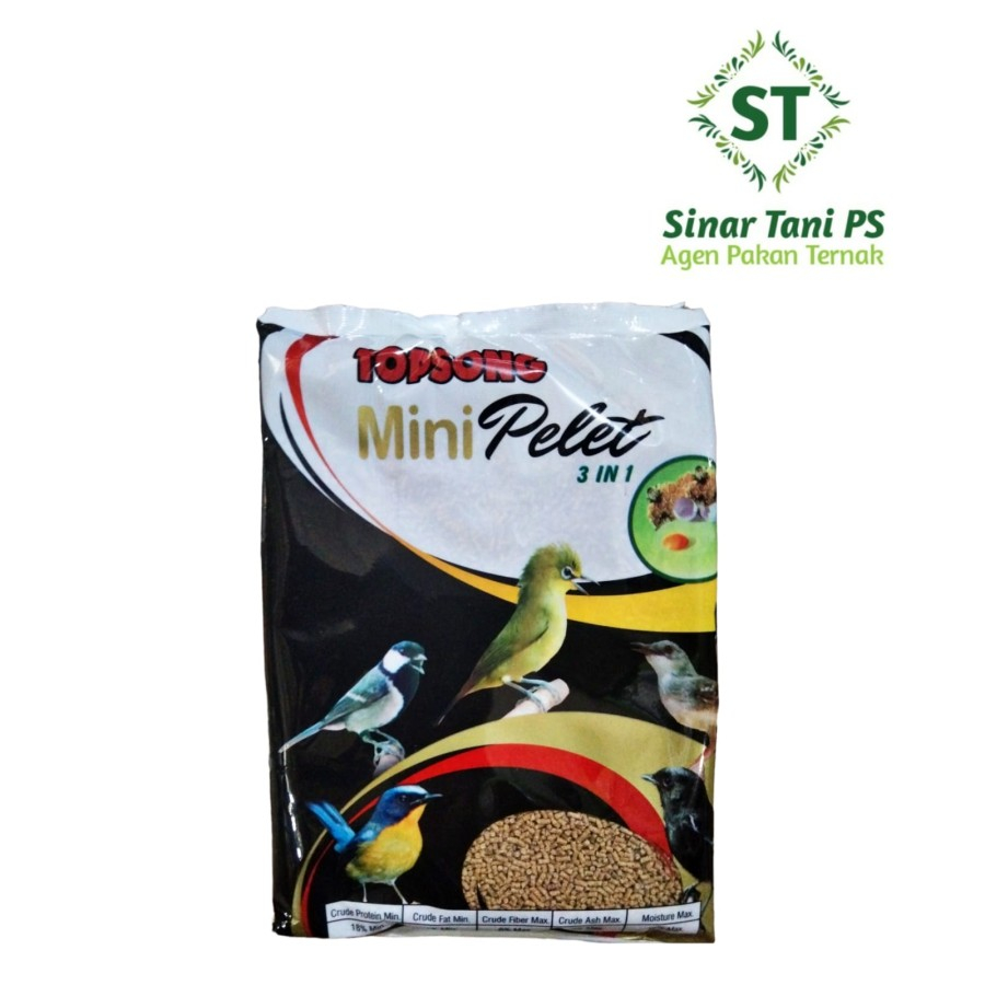 Jual Topsong Mini Pelet 3in1 330gr Dan Topsong Plus Voer Pur Pakan ...