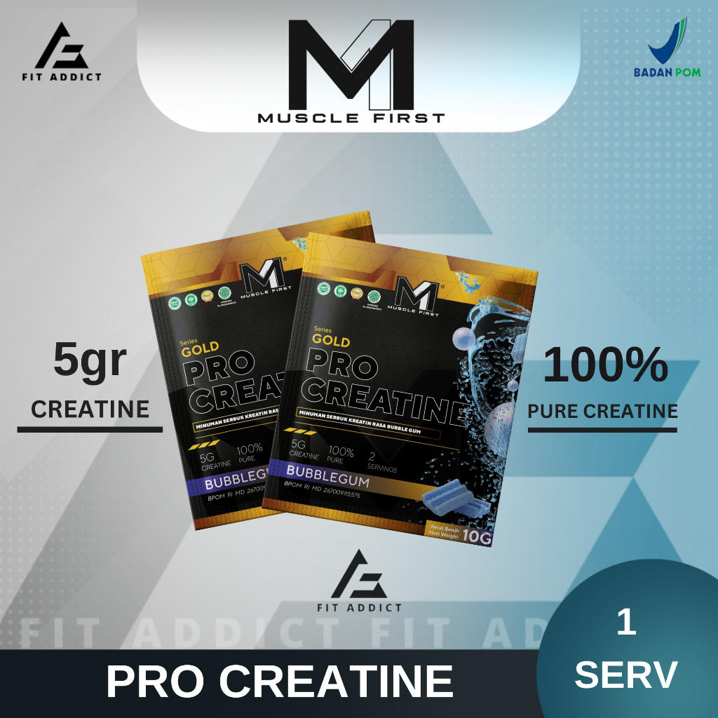 Jual M1 Muscle First Pro Creatine 1 Sachet 1 Serving 1 Serv Creatine ...
