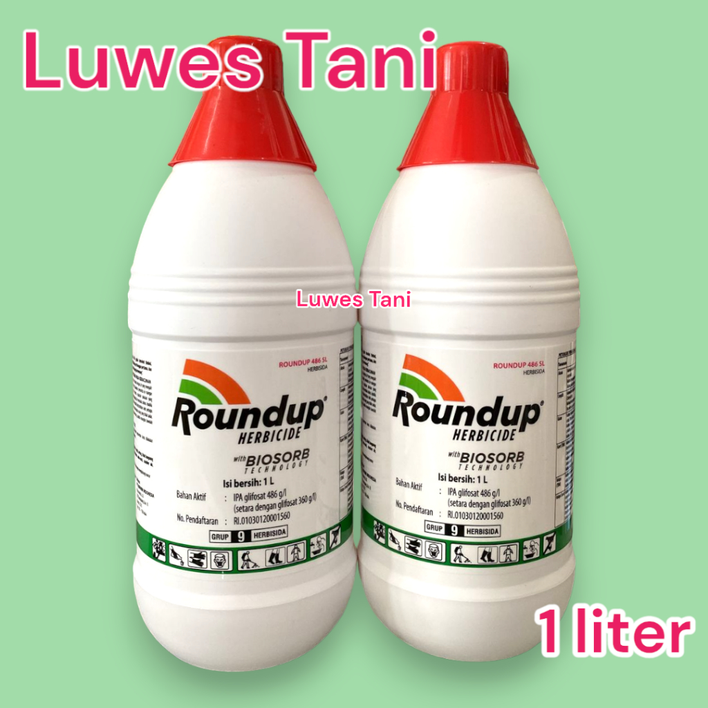 Jual Roundup 486 SL 1 Liter Herbisida Pembasmi Rumput Sistek | Shopee ...