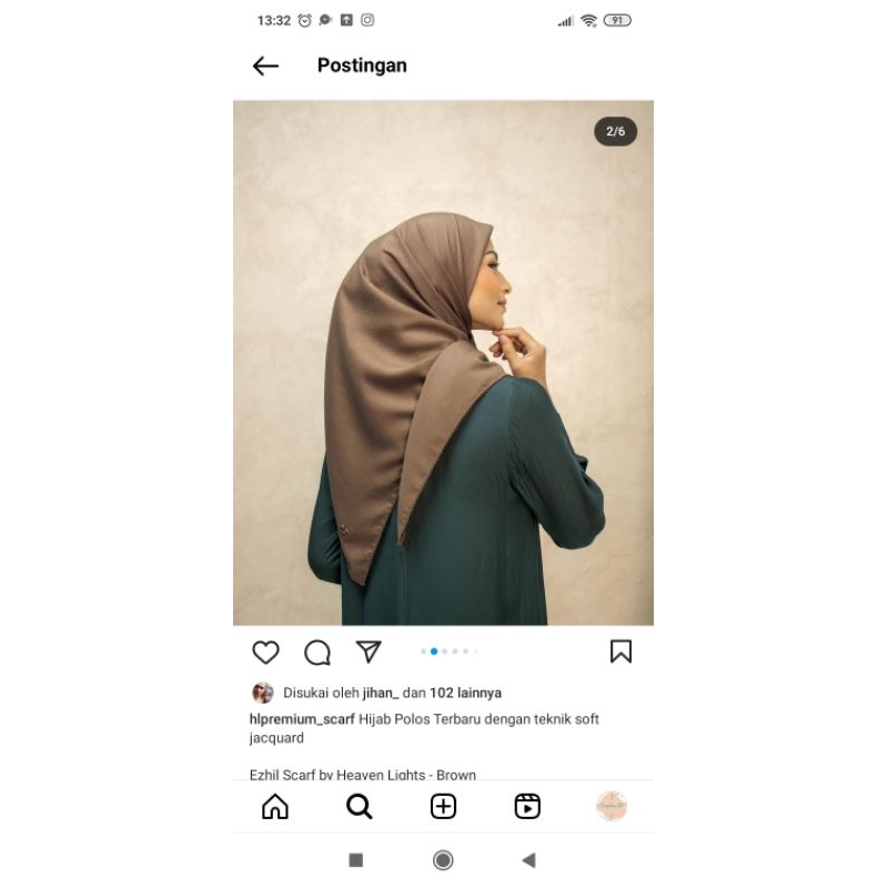 Jual DAPAT‼ Ezhil Scarf By Heaven Lights HL Heavenlights Ezil Scarf Heaven Lights HL ...