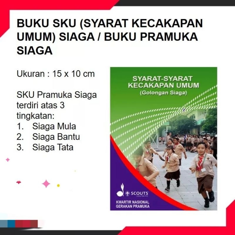 Jual Buku Pramuka SAKU SKU (Syarat Kecakapan Umum) Siaga penggalang ...