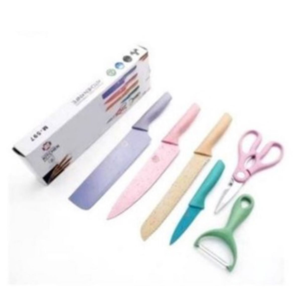 Jual pisaw set keramik jerami 6in1 kitchen set murah wheat kitchen ...