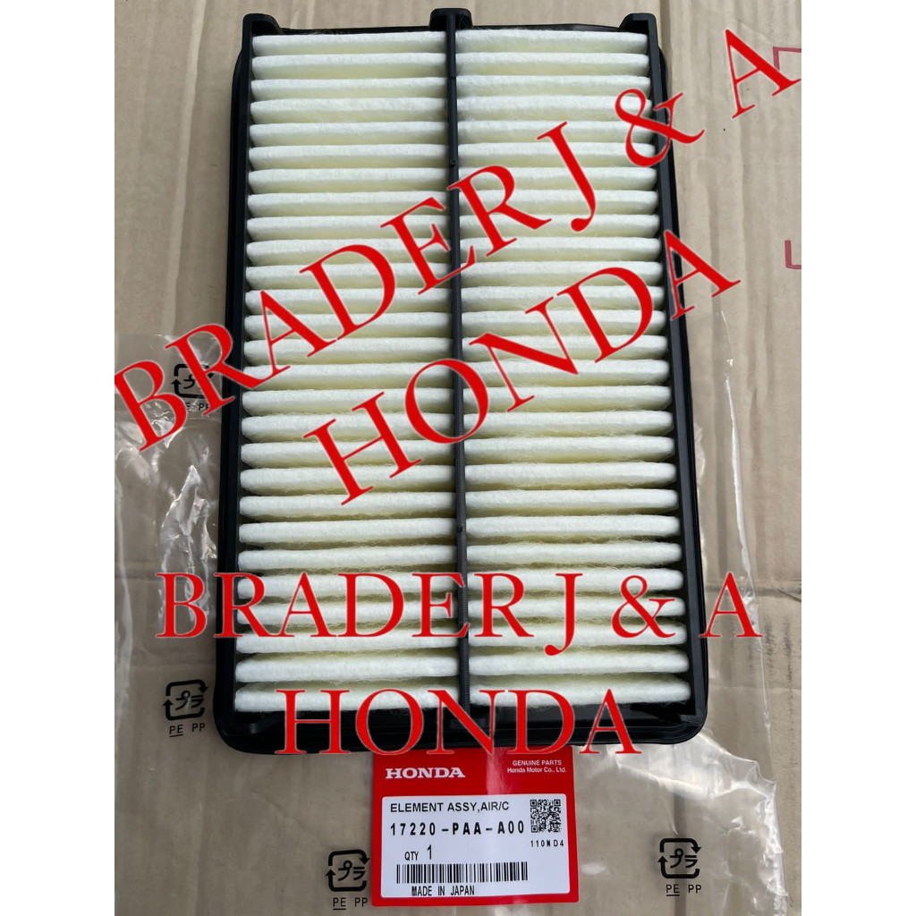 Jual AIR FILTER SARINGAN UDARA MESIN ELEMENT CLEANER ACCORD S84 VTI L ...