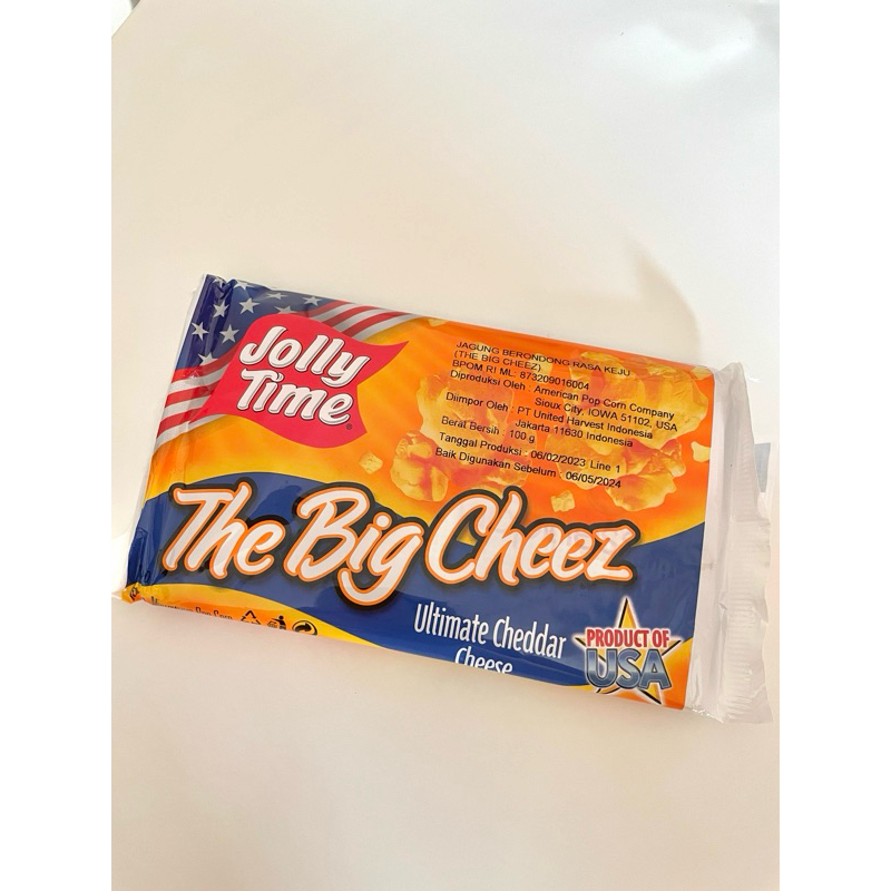 Jual Jolly Time The Big Cheez Jagung Popcorn Keju USA | Shopee Indonesia