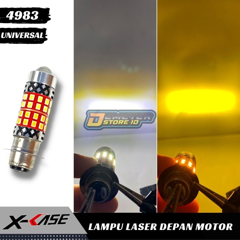 Jual Lampu Utama Led H6 Bebek Matic XCase Model Dajjal Cnc Import ...