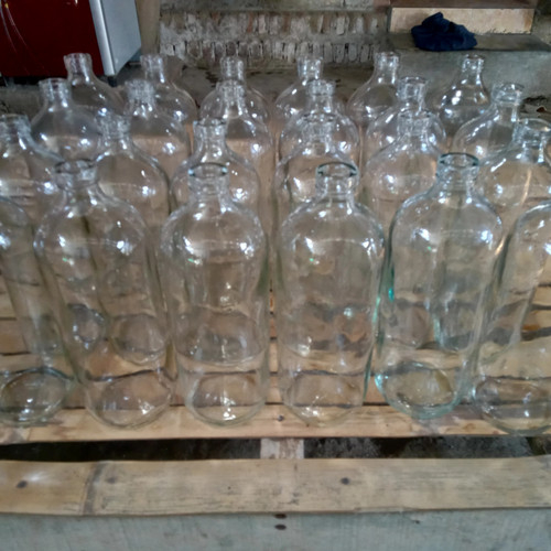 Jual Botol Kaca Beling Ukuran 1 Liter + tutup plug baru / Botol Madu ⚡ ...