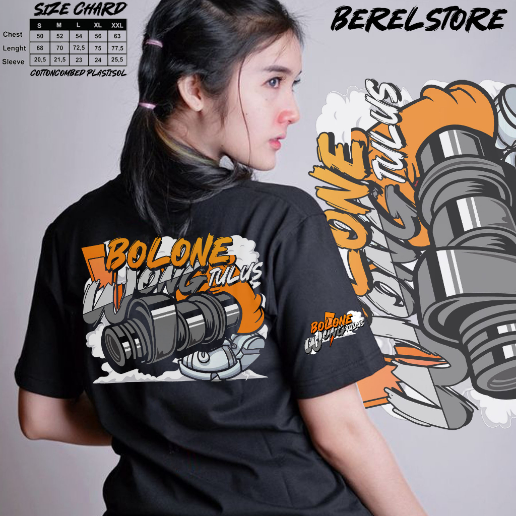 Jual BERELSTORE KAOS BOLO WONG TULUS KAOS CB GL TIGER HEREK KAOS CATTON ...
