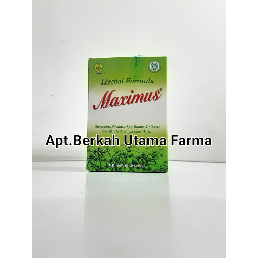 Jual Maximus Box Isi 30 Kapsul | Shopee Indonesia