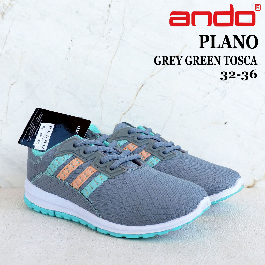 Jual Sepatu ANDO - PLANO - size 32-40 - sepatu sneakers wanita - sepatu ...