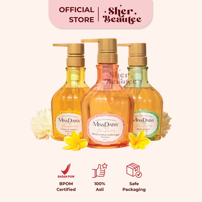 Jual Miss Daisy L'Amour Perfume Shampoo Series 50ml | 500ml | Shopee ...