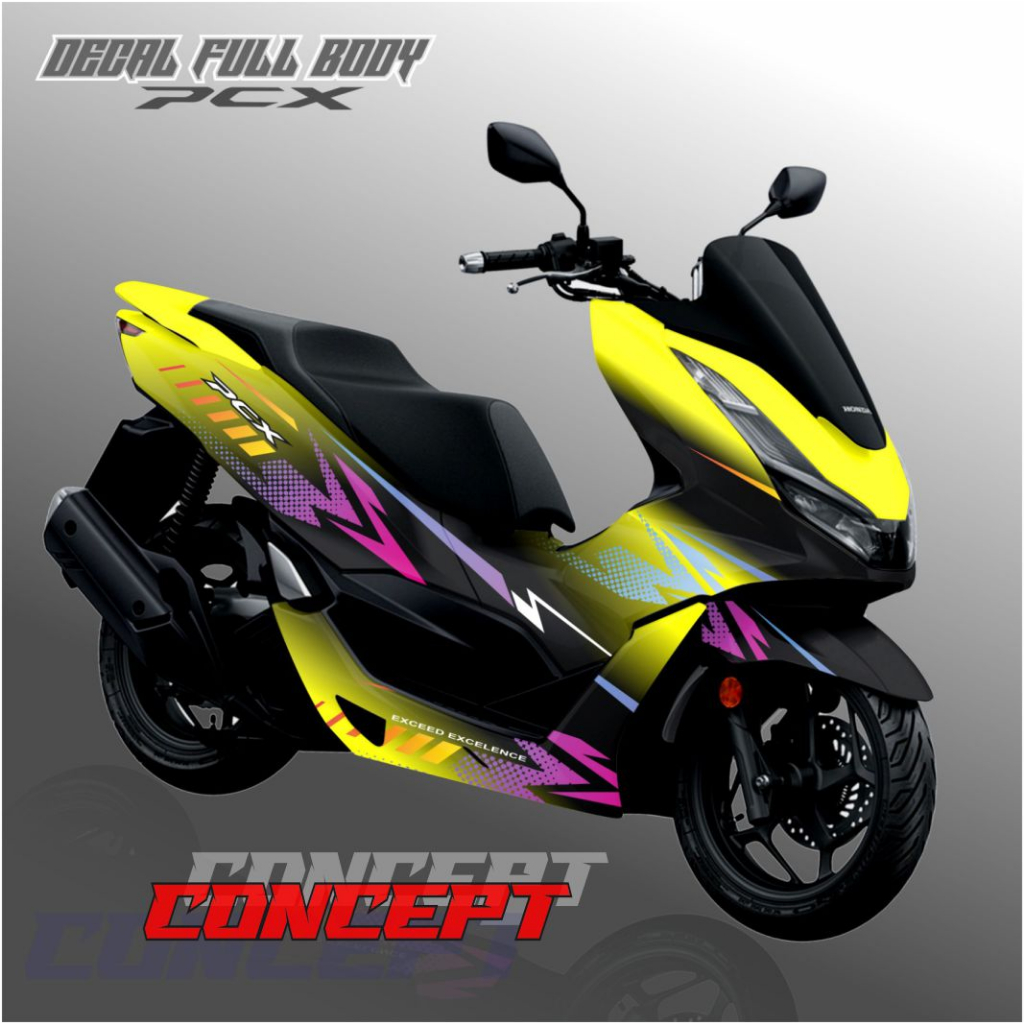 Jual Decal sticker honda PCX 150/160 full body variasi bisa tambah nama ...