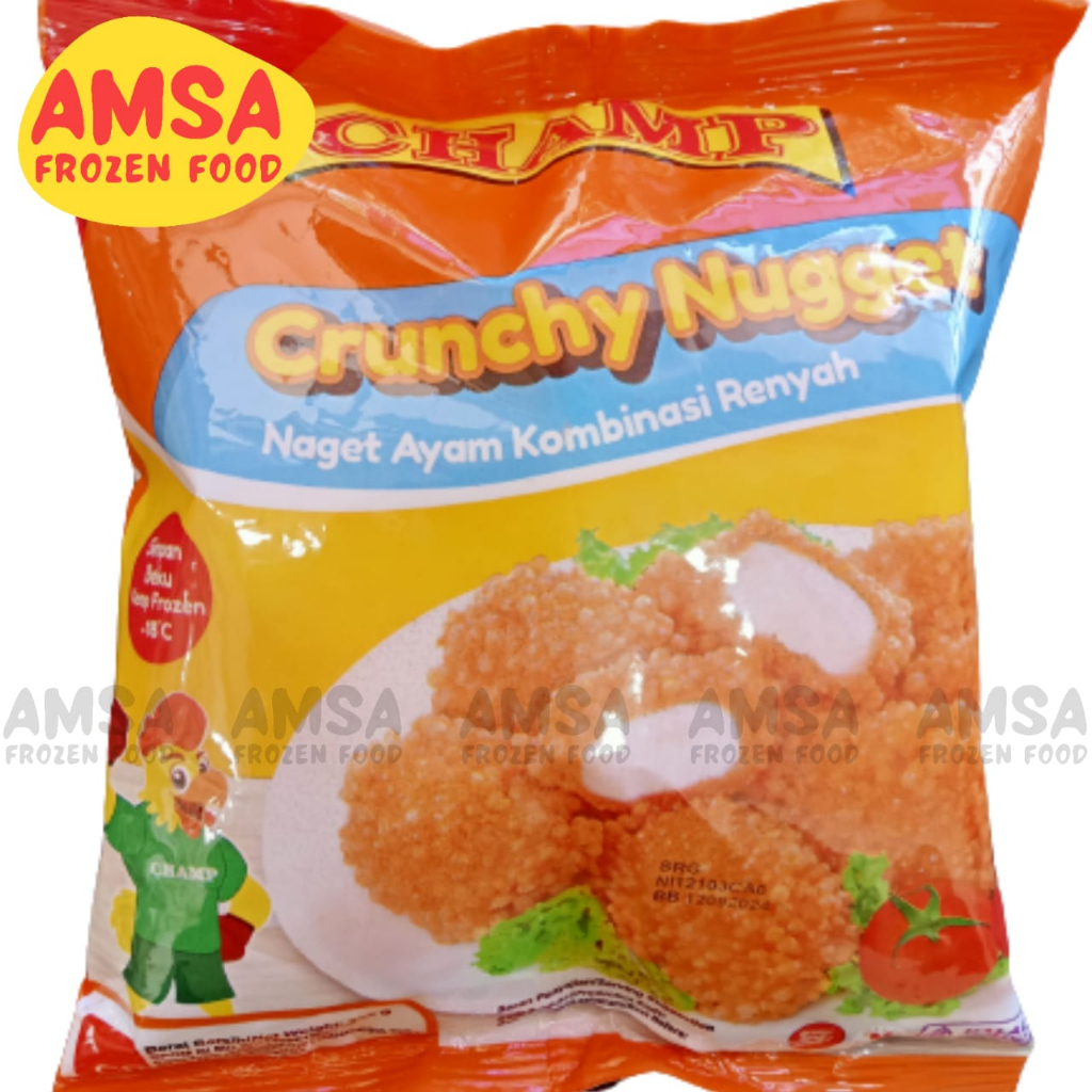 Jual Champ Crunchy Chicken Nugget 225 gr / Naget Ayam Krispi / Nuget ...
