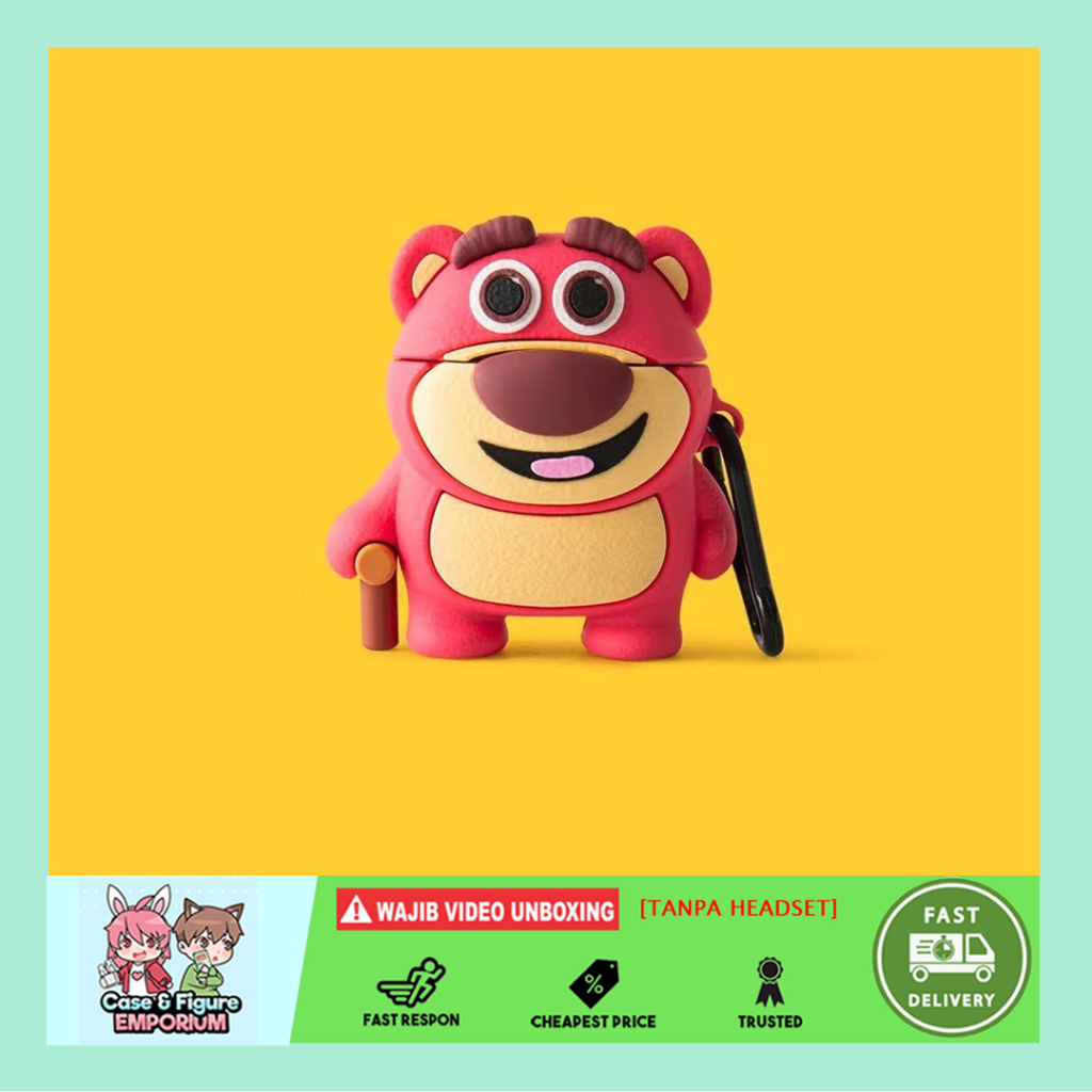 Jual Case Pods Karakter Lotso Cover Silicone Gen 1 2 3 Pro inpods i12 ...