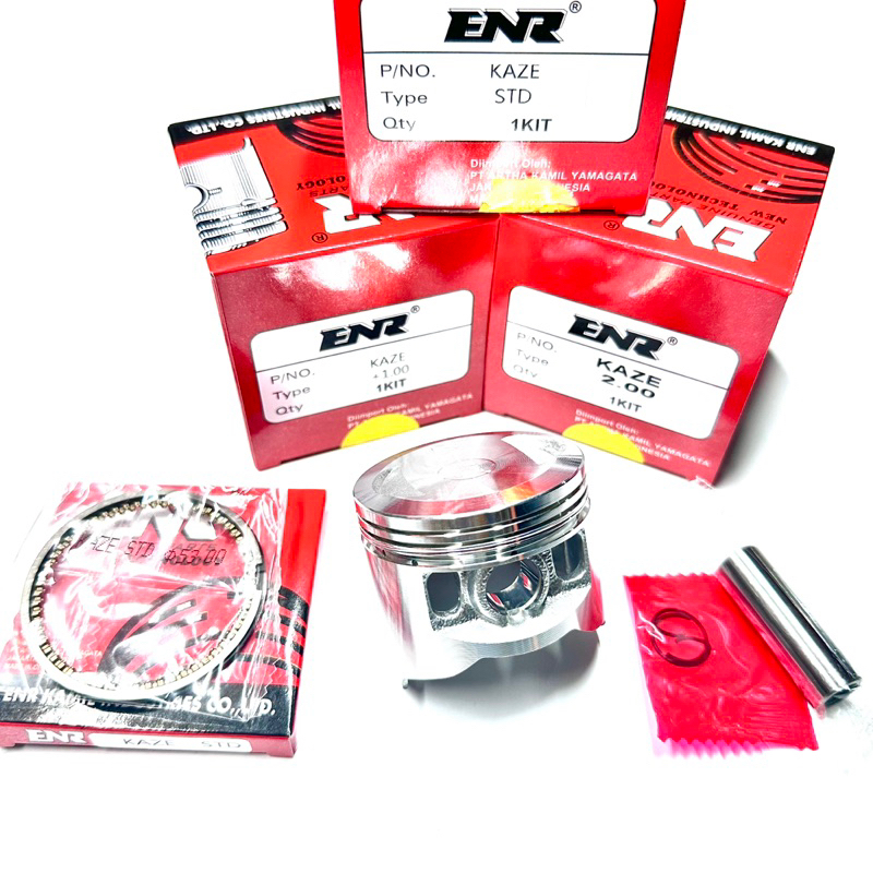 Jual ENR Piston Kit Kawasaki KAZE R ZX130 EDGE BLITZ R PNP JUPITER Z ...