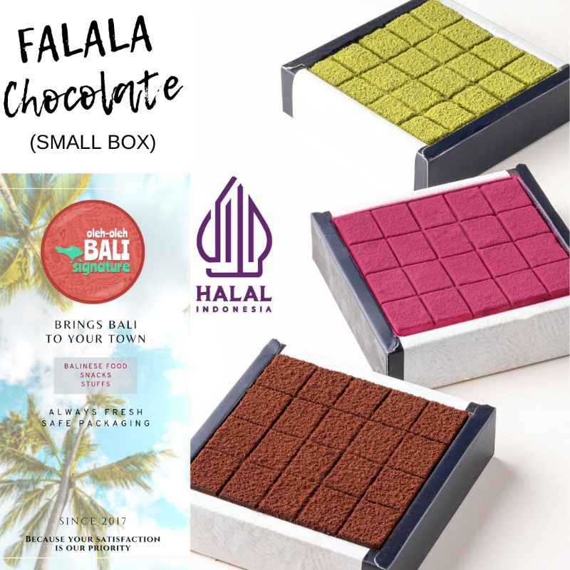 Jual Falala Chocolate Bali Small Box (Aneka Rasa) (FREE EXTRA PACKING ...