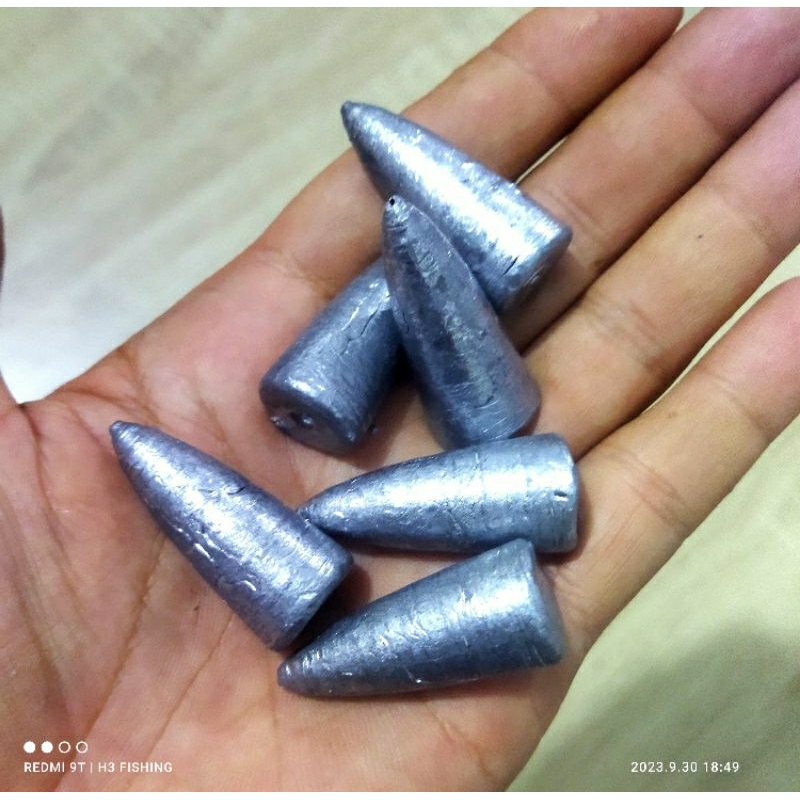 Jual Timah Pemberat Pancing dasaran 50gram | Shopee Indonesia