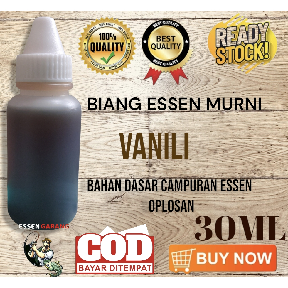Jual VANILI // VANILLI // BIANG ESSEN MURNI // 5ML // 15ML // 30ML ...