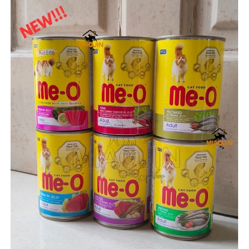 Jual Meo Kaleng Wet Food 400gr - Makanan Kucing Cat basah Kaleng Anak ...
