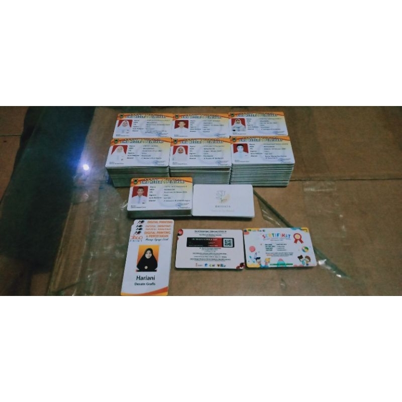 Jual ID CARD / MEMBER CARD / VISITOR / KARTU TAMU / ID CARD PANITIA ...